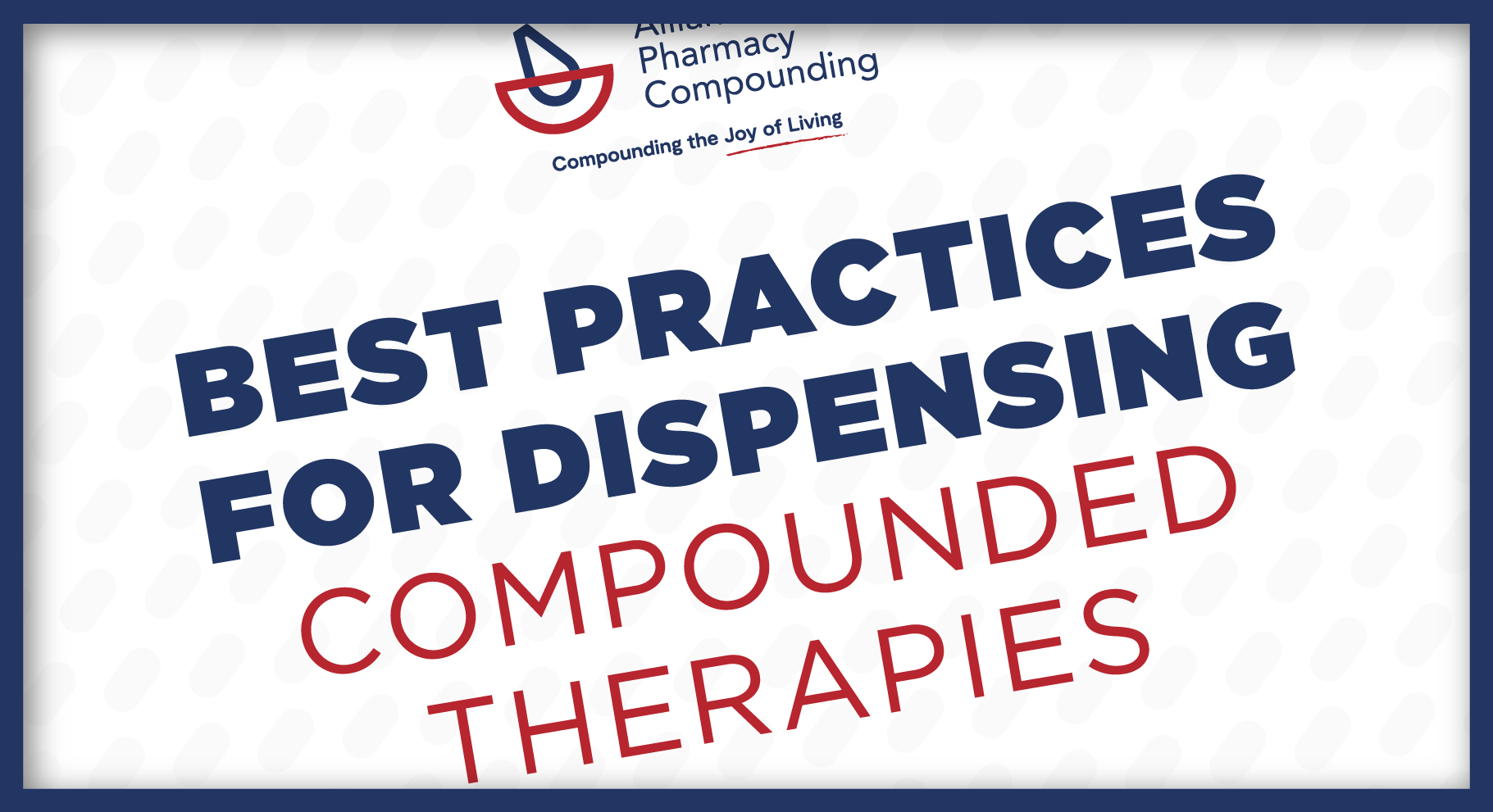New one for your SOP manual: compounding dispensing best practices